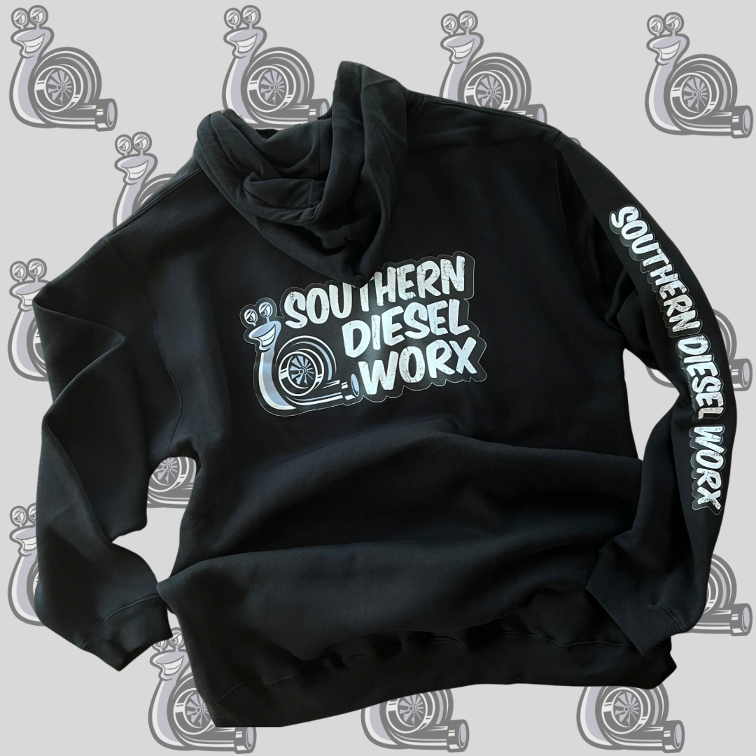 SDW Black Hoodie – Southern Diesel Worx